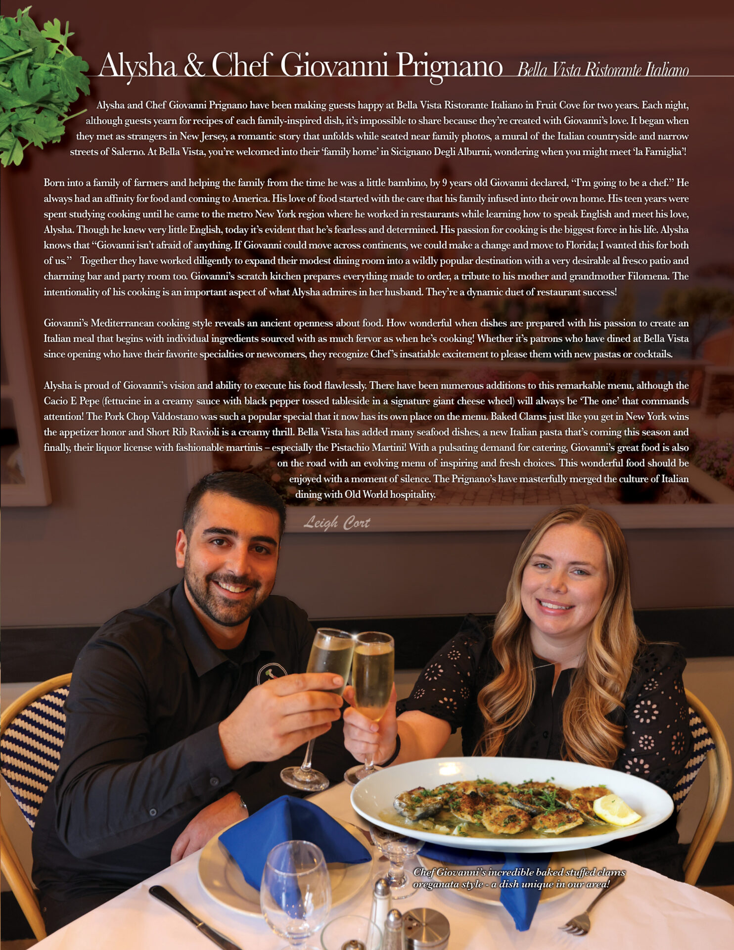 Alysha & Chef Giovanni Prignano - Women's Food Alliance